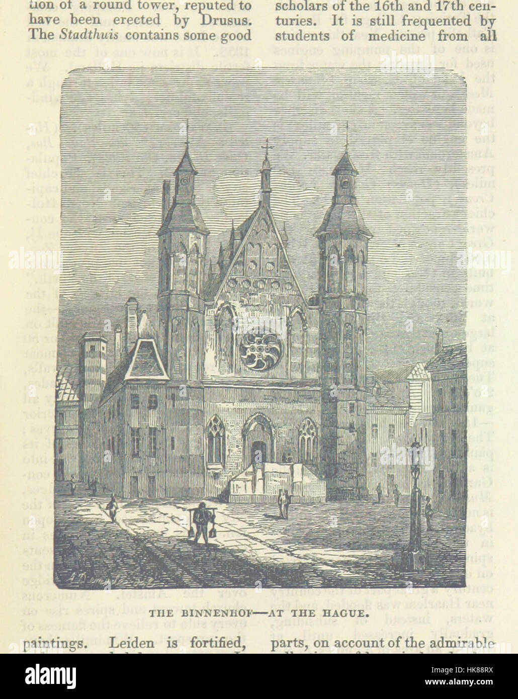 The photograph shows a page from 'Appleton’s European Guide Book,' an ...