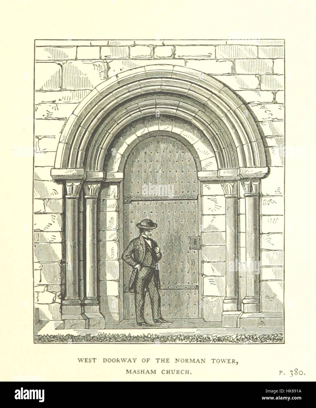 The image is from 'The History and Antiquities of Masham and ...