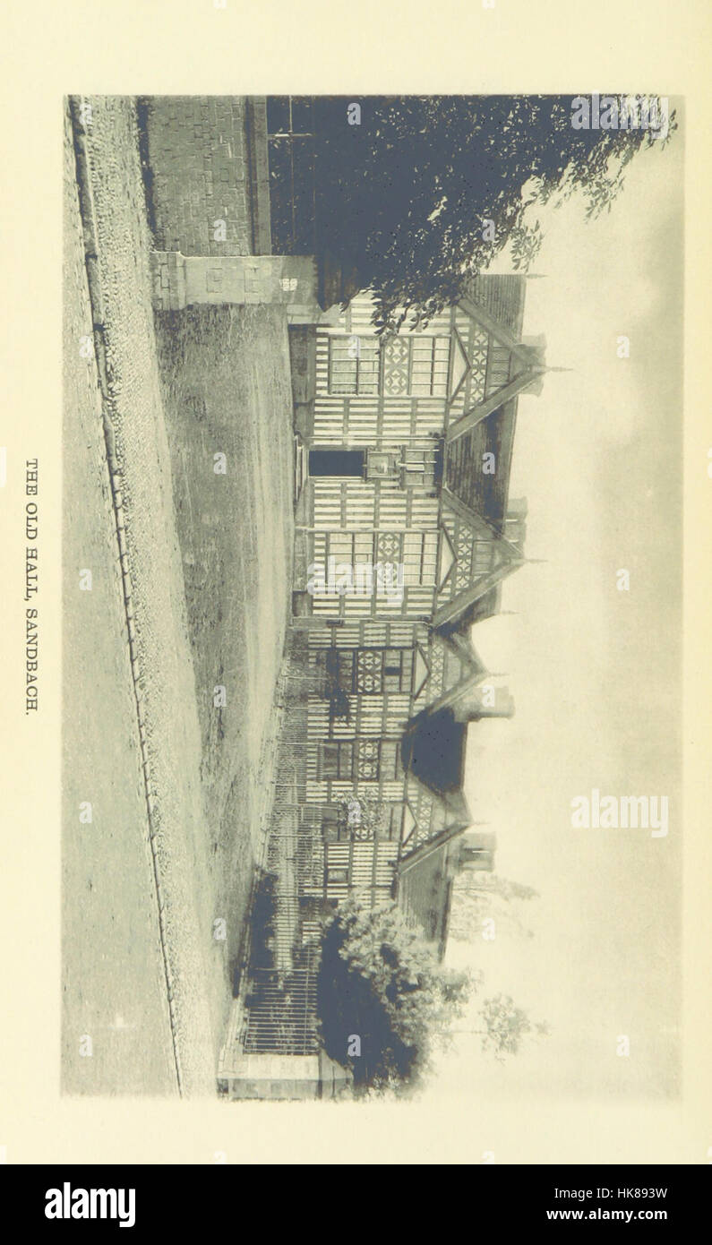 Map of sandbach hi-res stock photography and images - Alamy