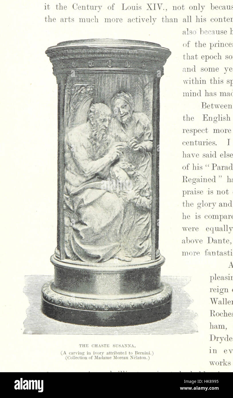 Illustration from 'The Century of Louis XIV', showing the cultural and ...
