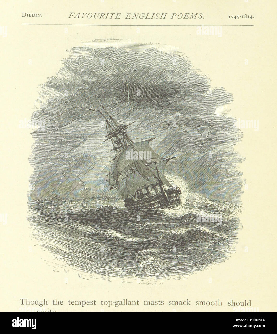 Image from 'Favourite English Poems and Poets', featuring illustrated ...