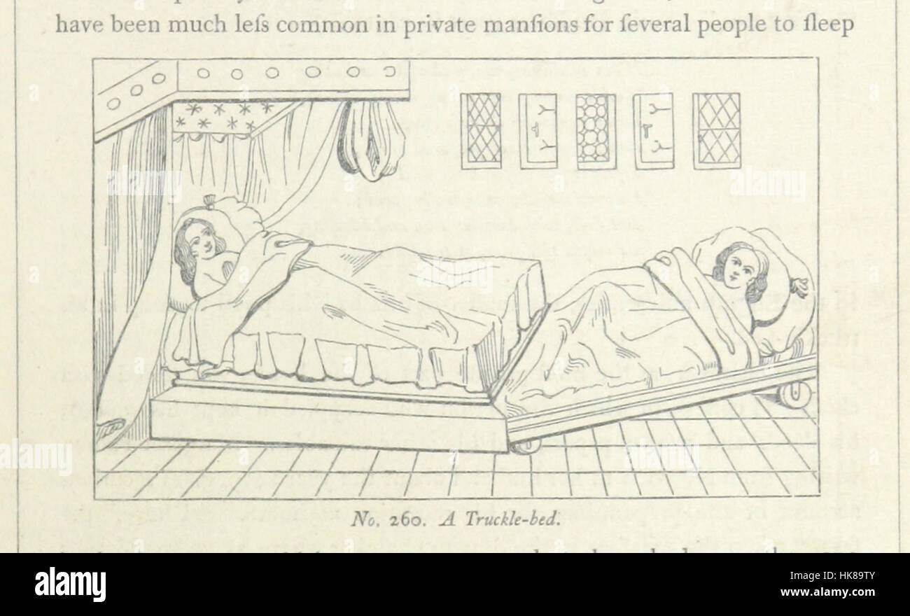 The image shows an illustration from 'A History of Domestic Manners and ...