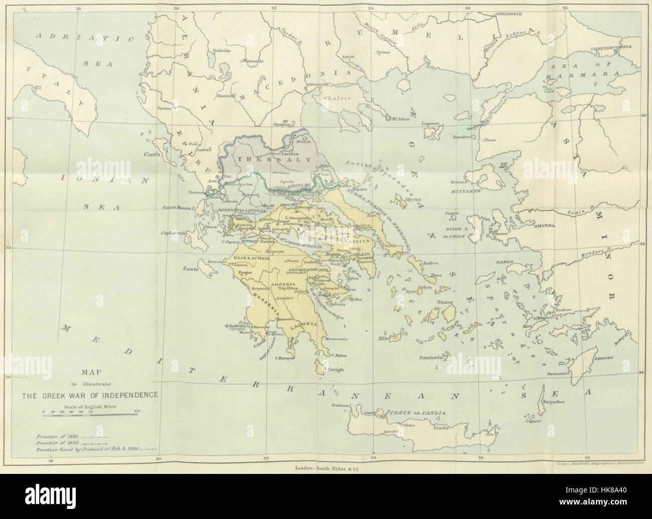 A page from 'The War of Greek Independence,' covering the conflict that ...