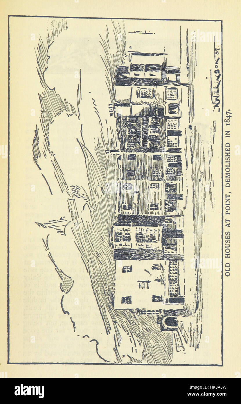 A sketch from 'Free Mart Fair' depicting scenes from Old Portsmouth ...