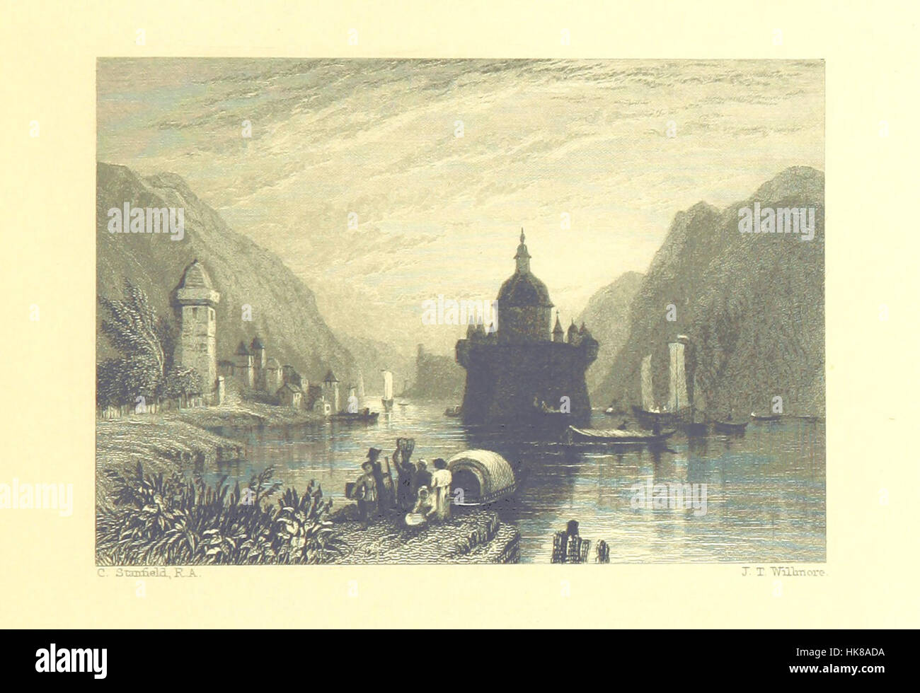 Image from 'The Poetical Works of Oliver Goldsmith,' featuring ...