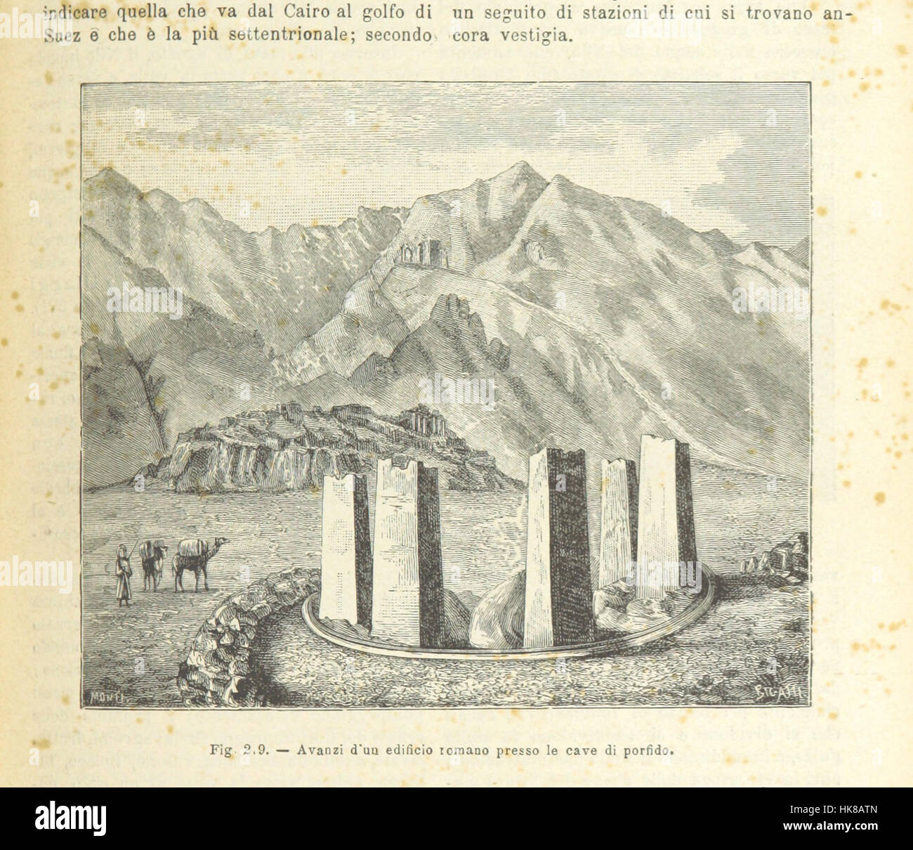 An illustration from 'La Terra,' depicting global geography with maps ...