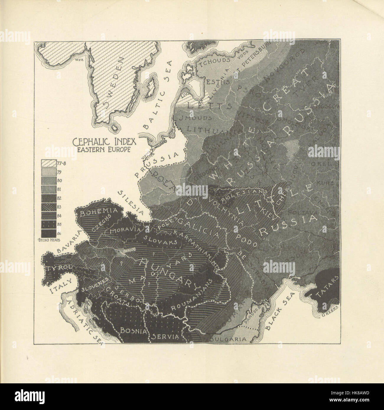 An image from 'The Races of Europe,' a sociological study examining ...