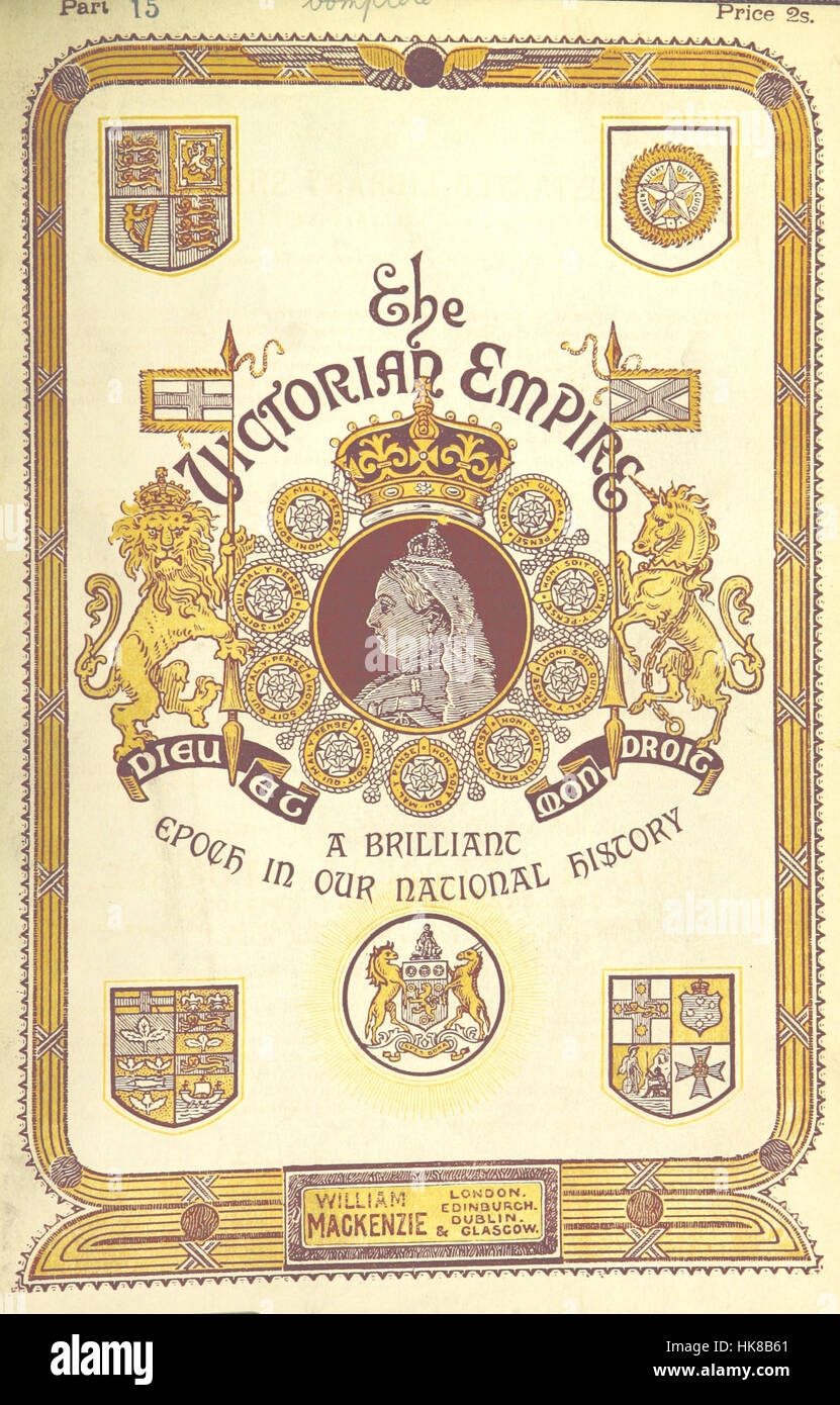 A page from 'The Victorian Empire', depicting the key events and ...