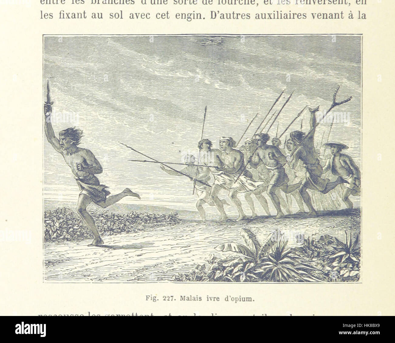 Page 442 from 'Les Races Humaines,' a work exploring human races, with ...