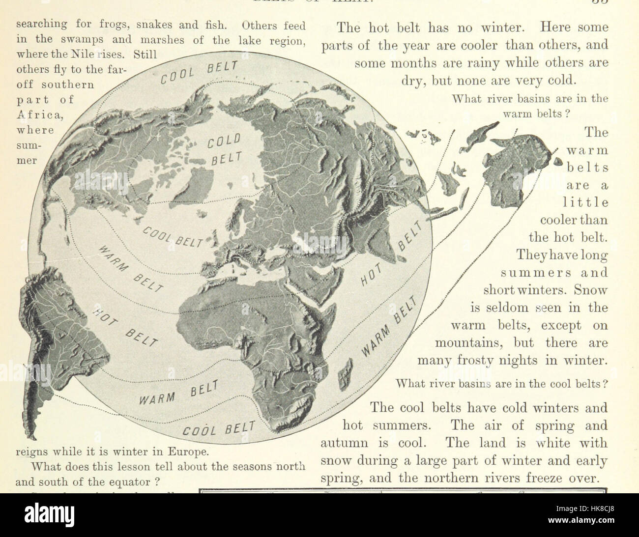 Photograph from 'Elements of Geography,' illustrating key geographical ...