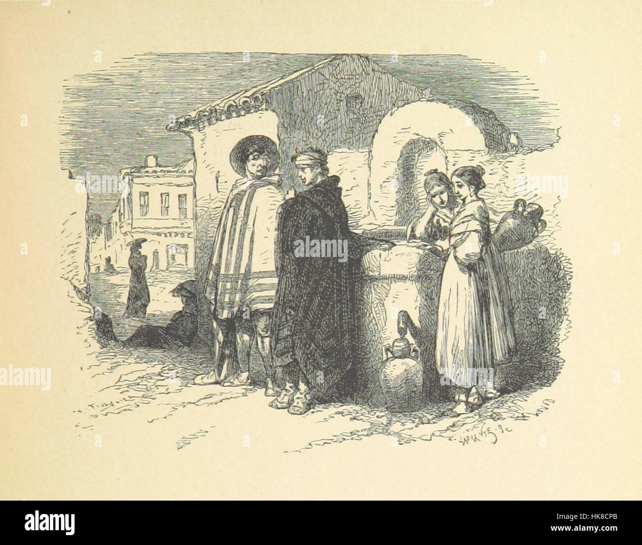 An image from 'Spain and its People,' documenting the cultural and ...