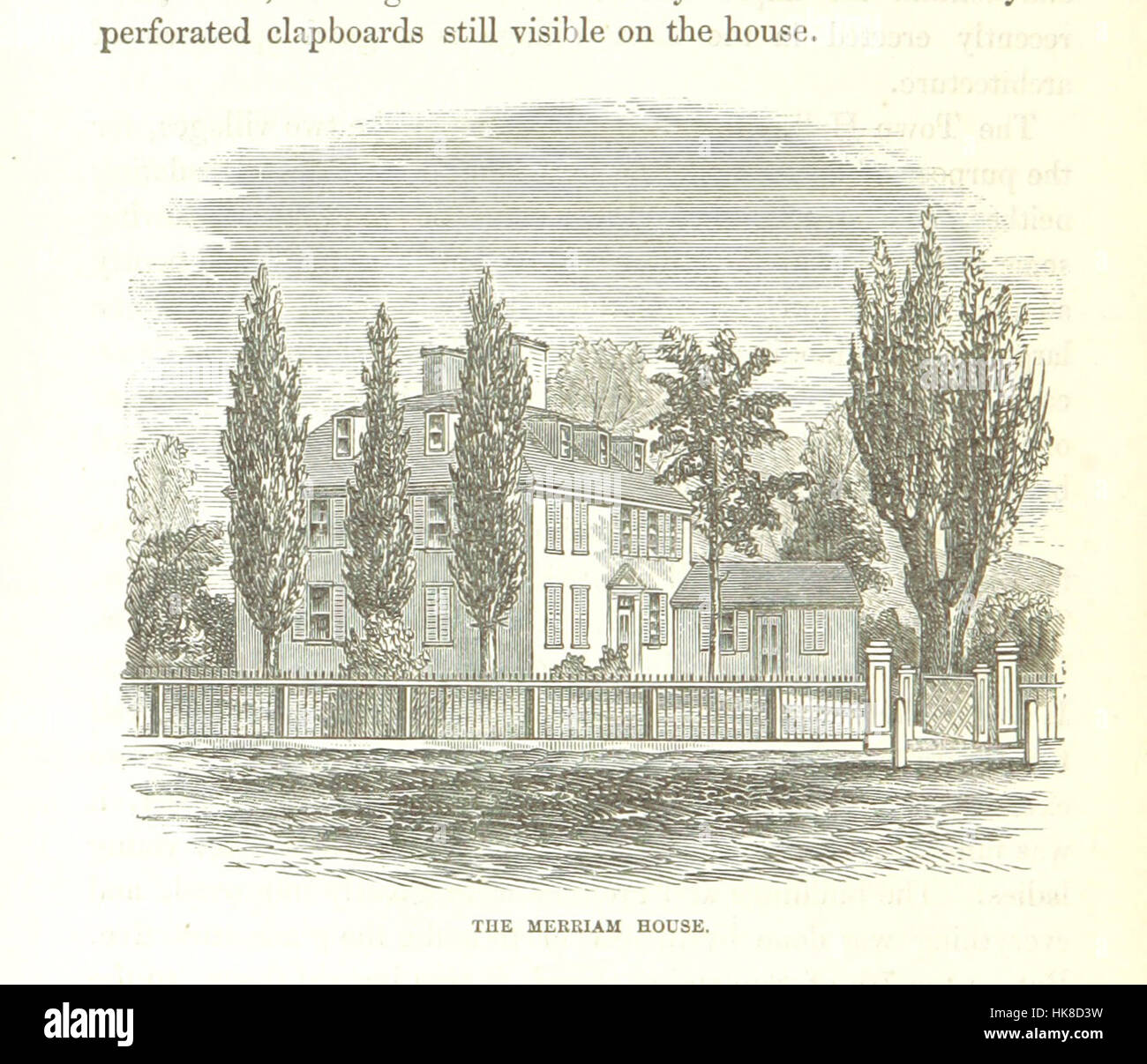 An illustration from the book 'History of the Town of Lexington ...