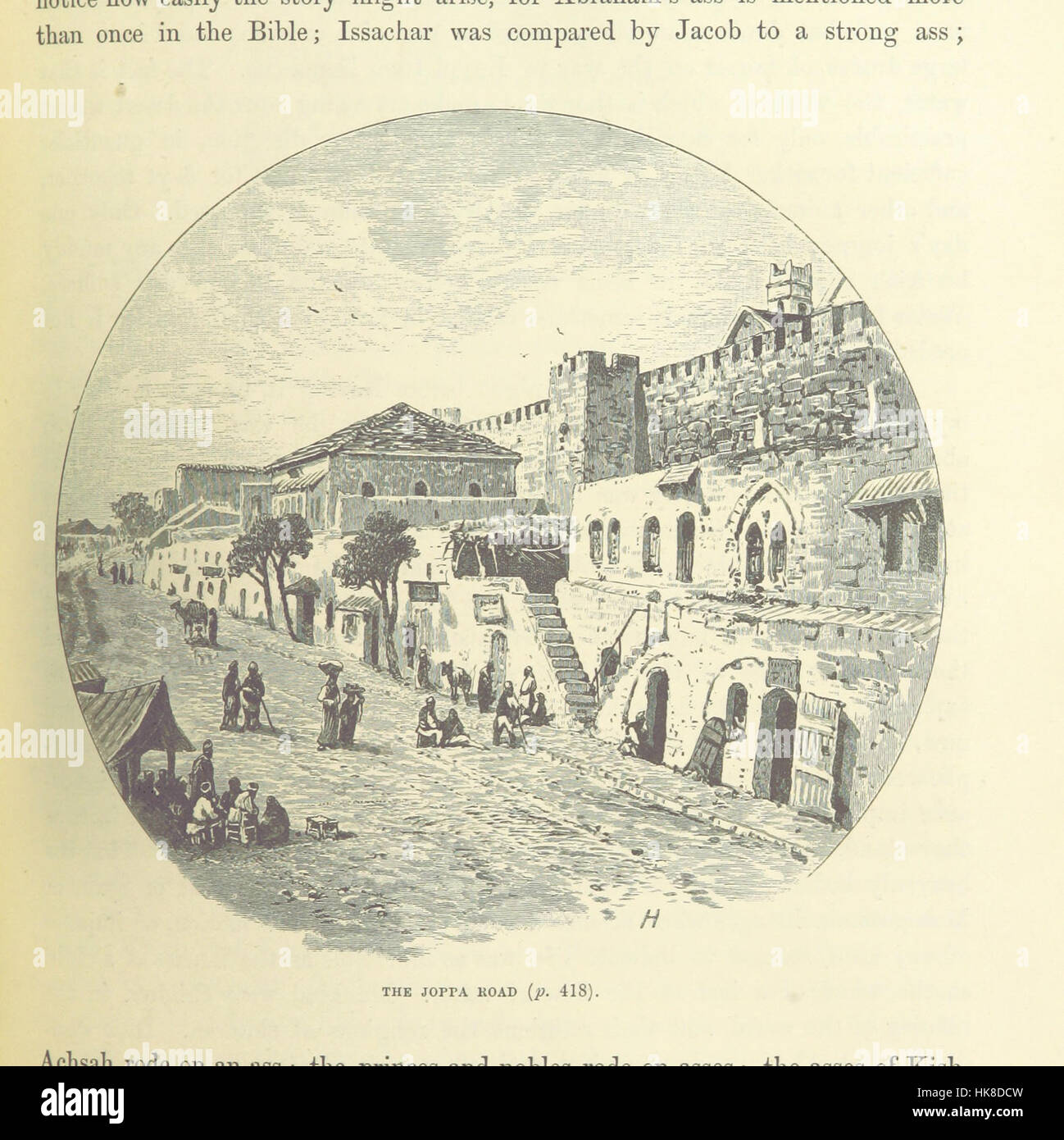 An illustration from 'The Holy Land and the Bible,' depicting biblical ...