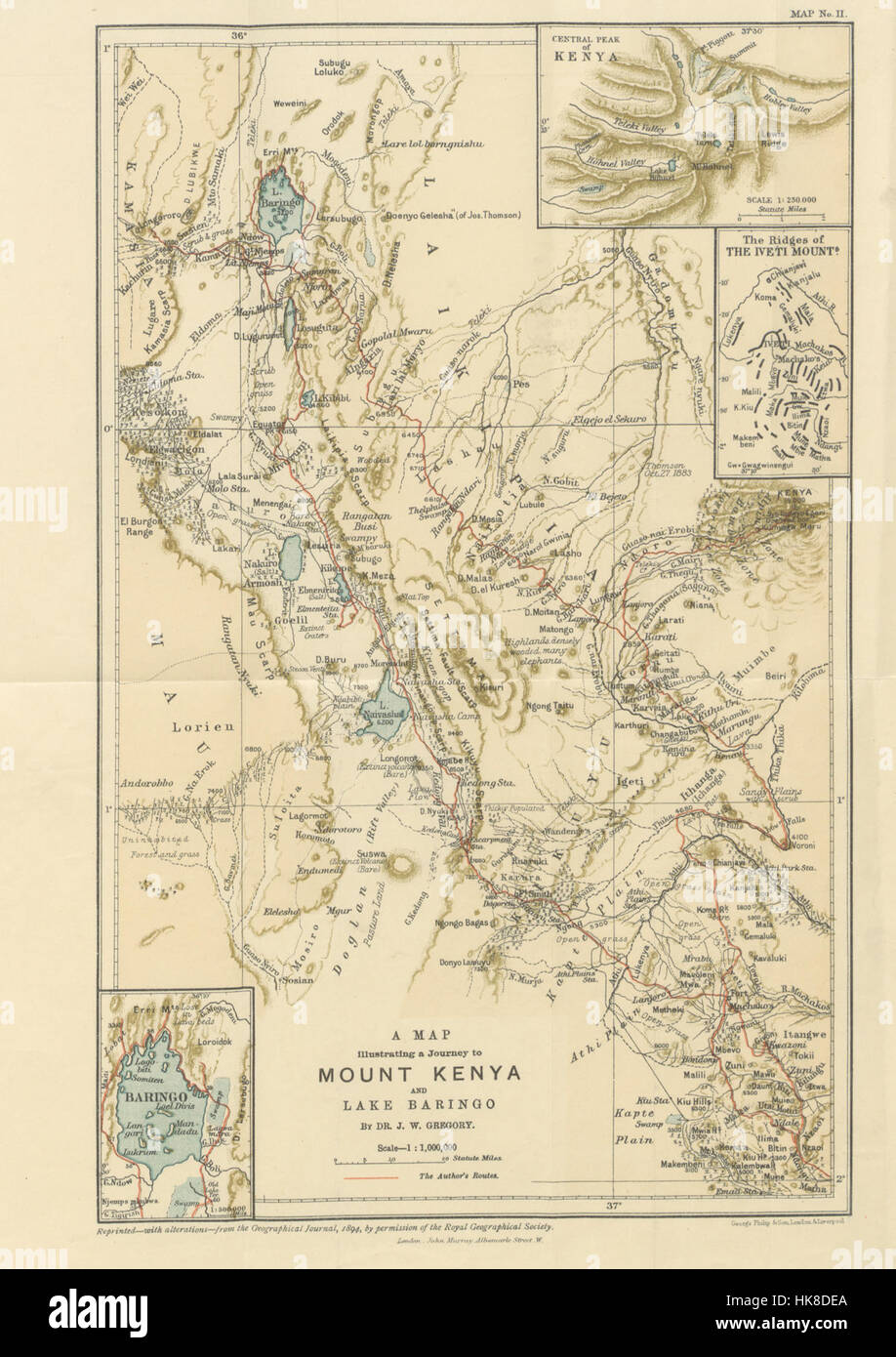 A photograph from 'The Great Rift Valley' illustrating the landscape of ...