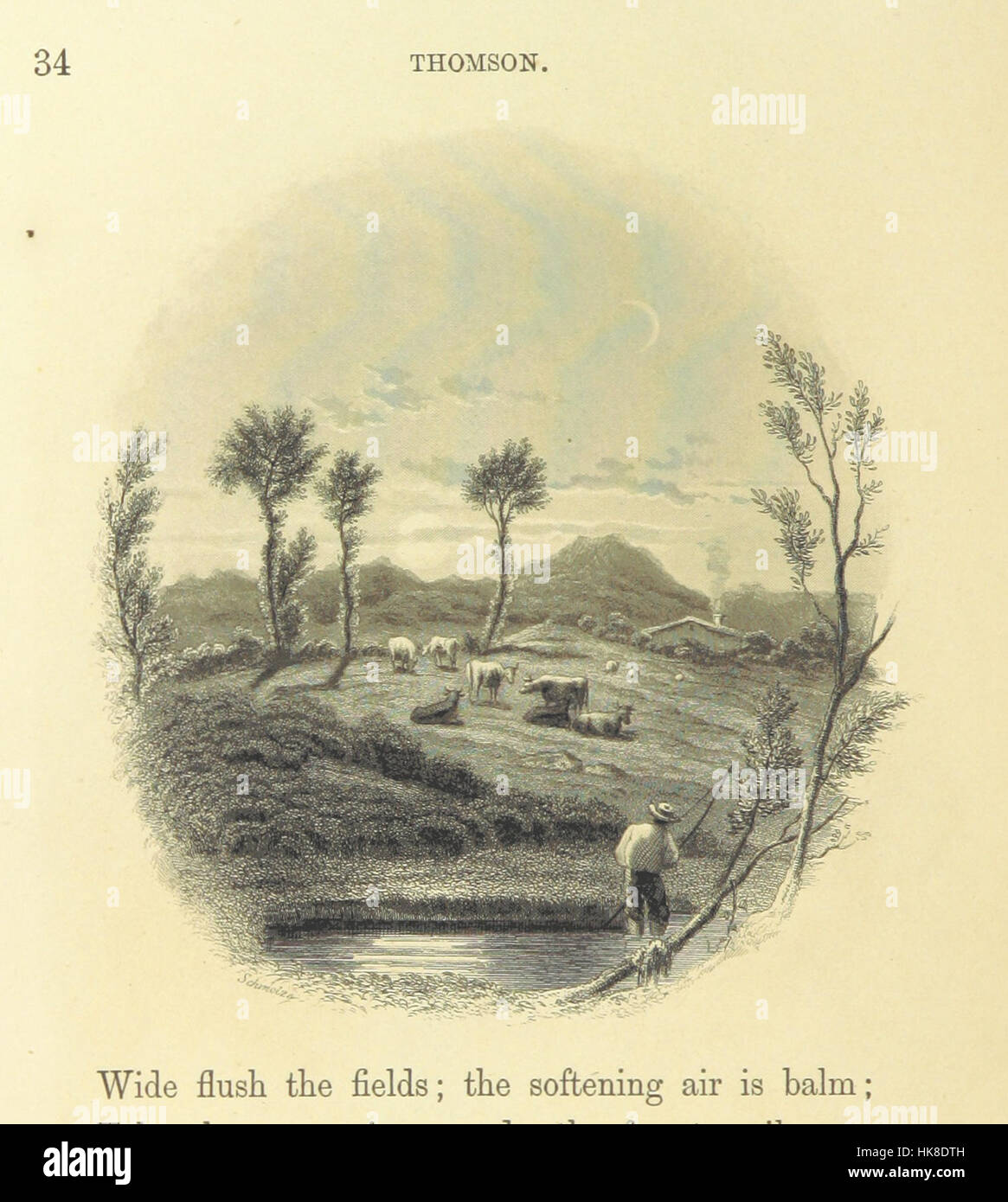 Illustration from 'A Gallery of Famous English and American Poets ...