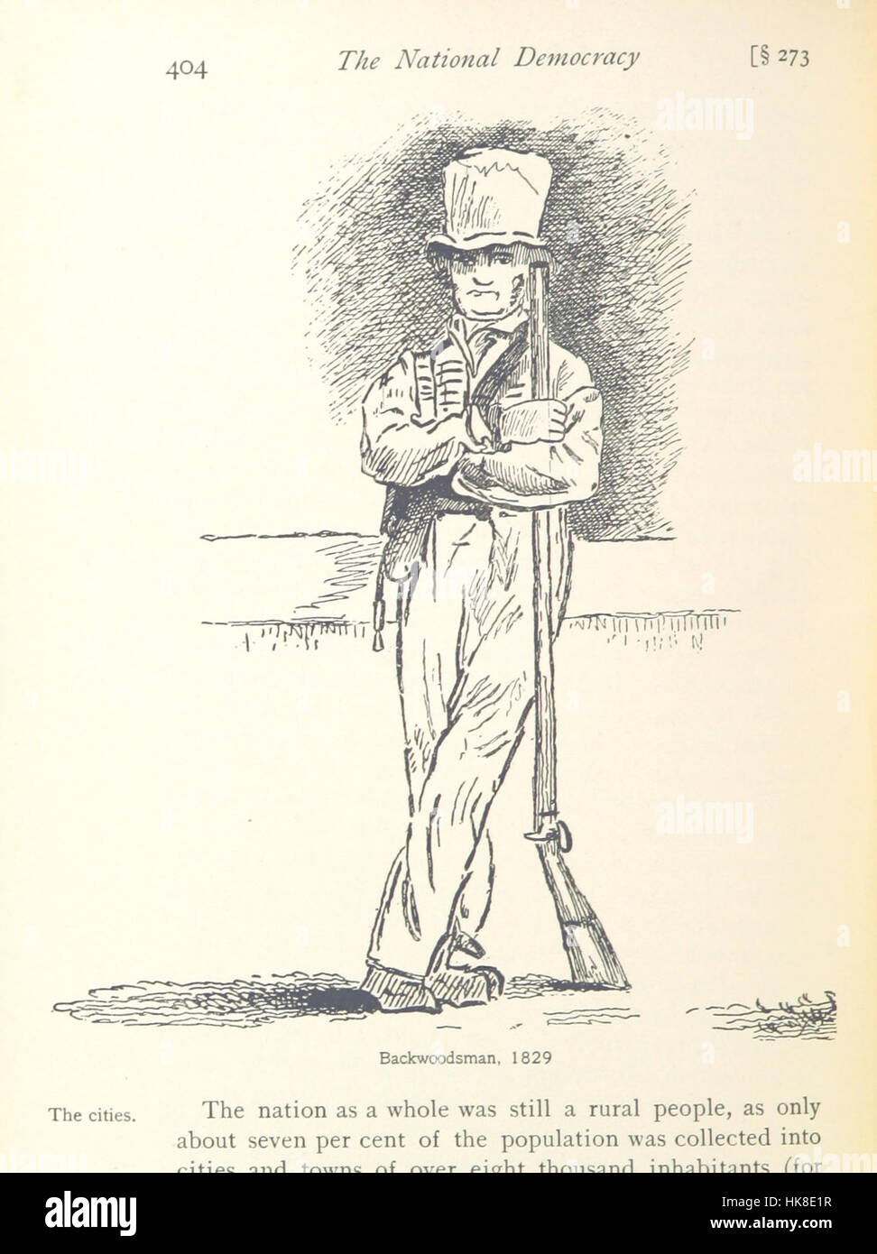 Image from 'A Students' History of the United States' illustrating key ...