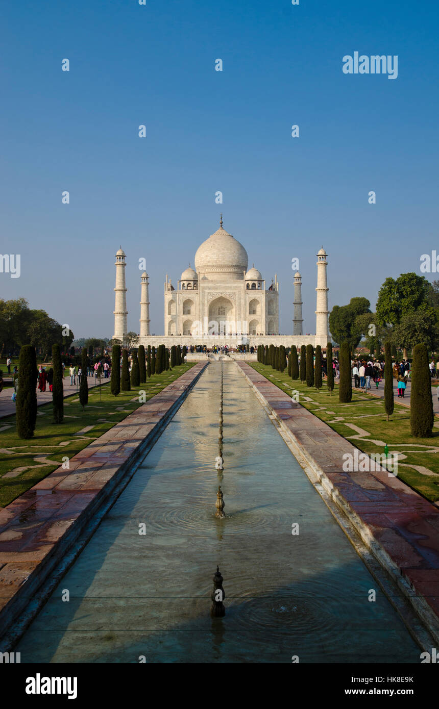 The Taj Mahal, the most beautiful building of the world, attracts ...