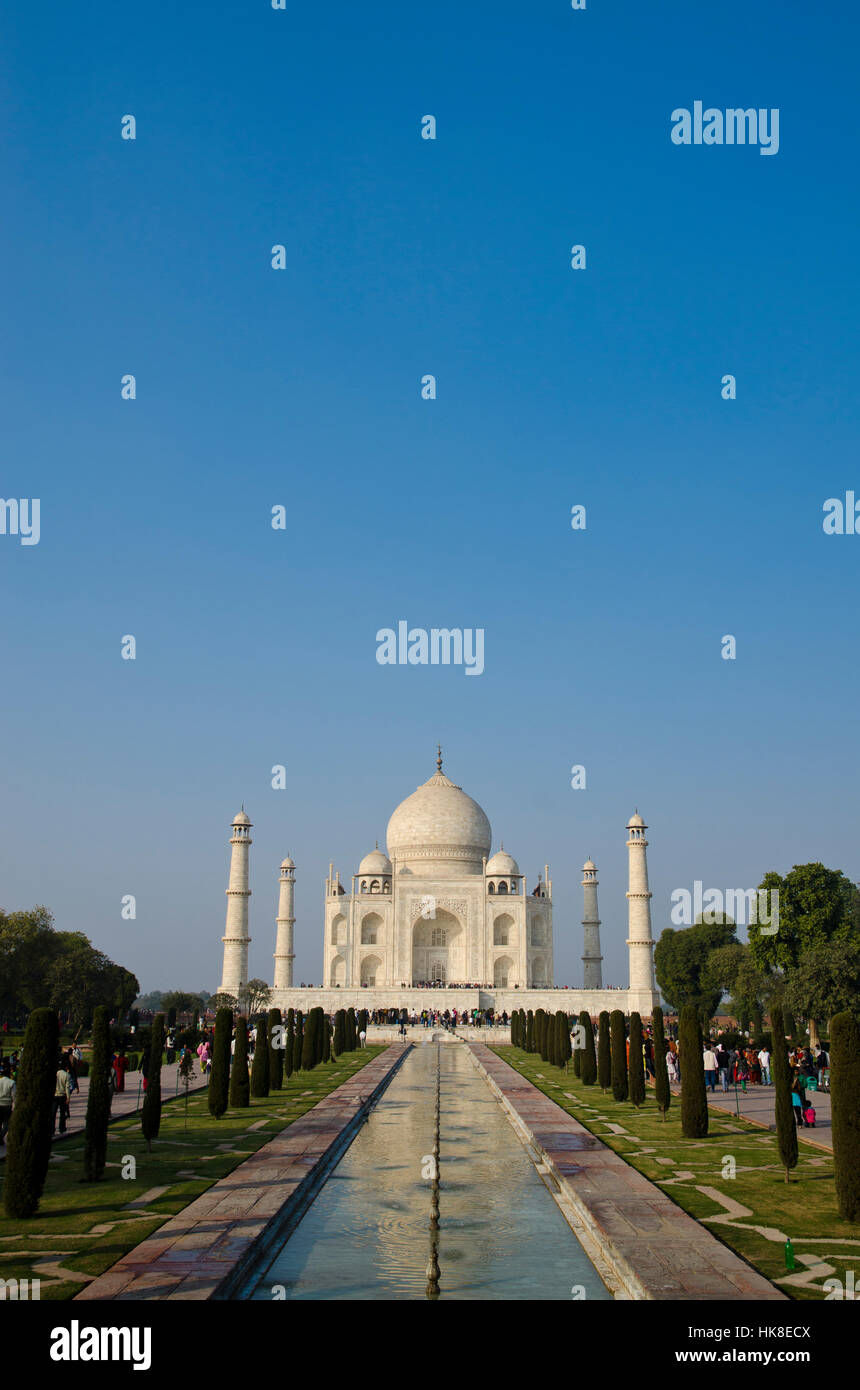 The Taj Mahal, the most beautiful building of the world, attracts ...