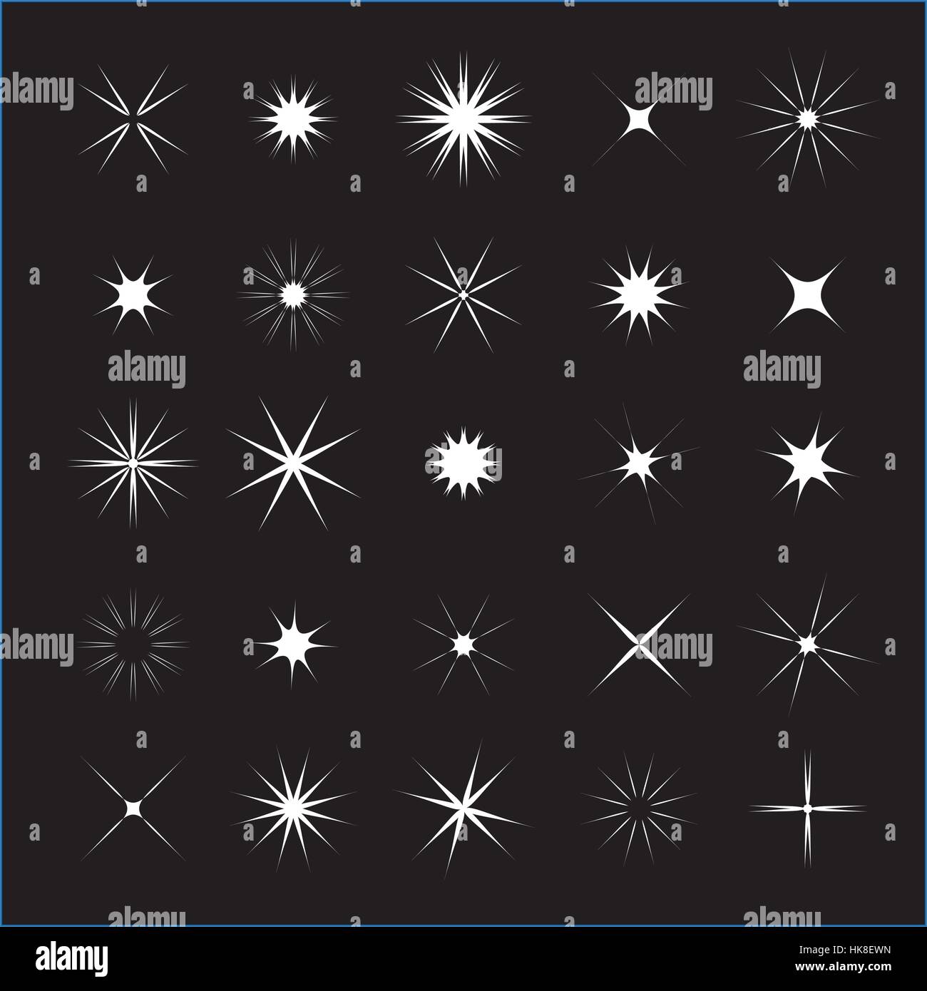Set of STARS Stock Vector Image & Art - Alamy