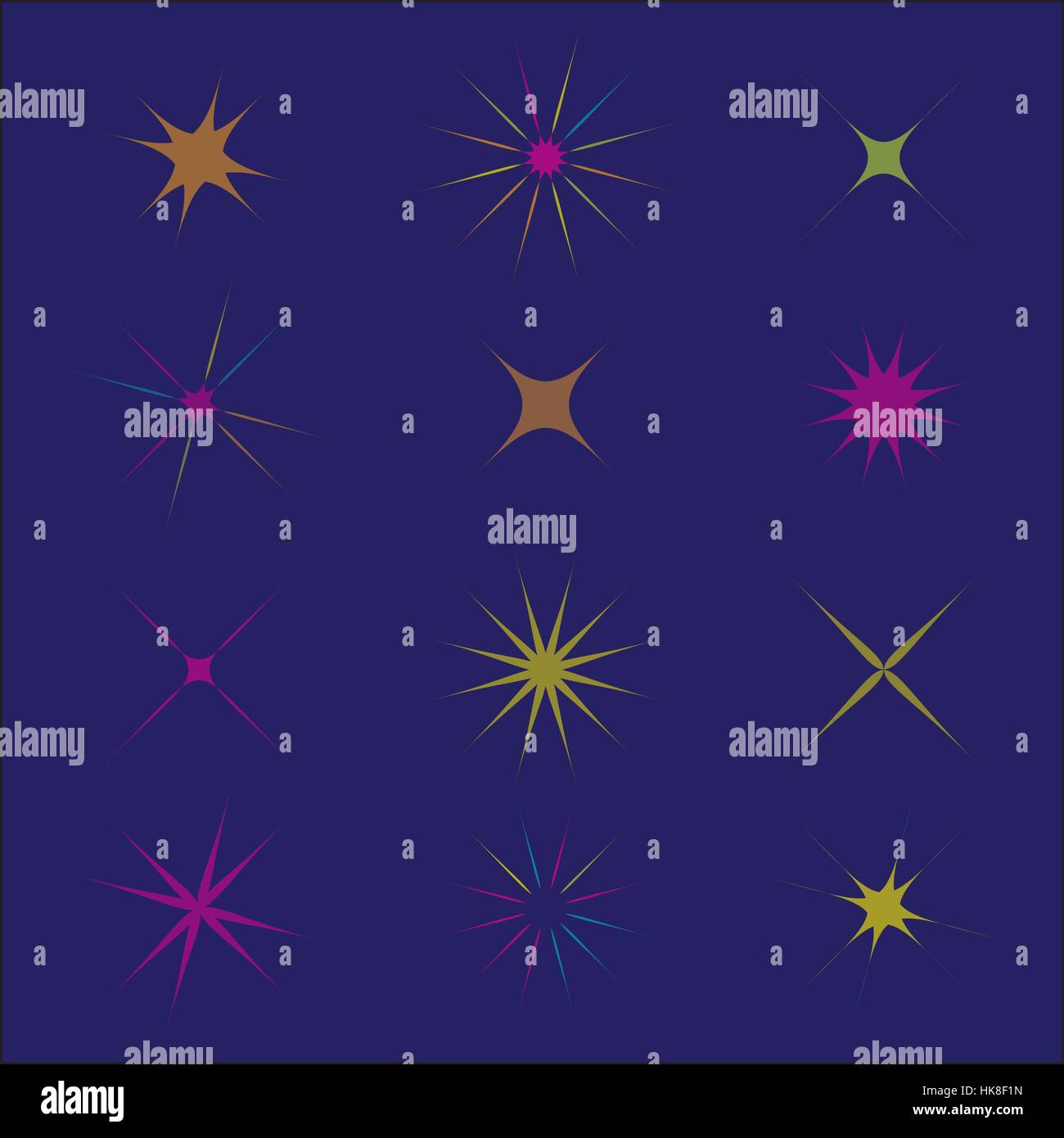 Set of STARS Stock Vector Image & Art - Alamy