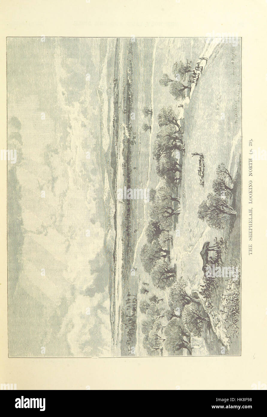Illustration from 'The Holy Land and the Bible', showing scriptural ...