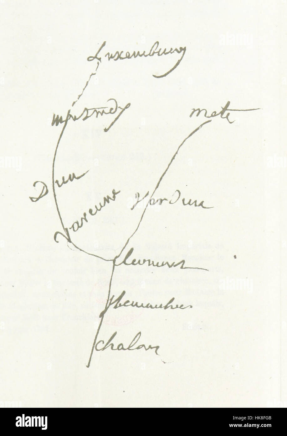 An illustration from 'Fuite de Louis XVI. à Varennes,' showing the ...