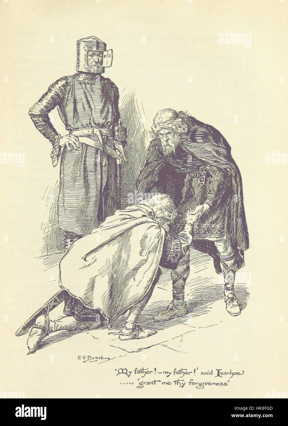 Ivanhoe map hi-res stock photography and images - Alamy