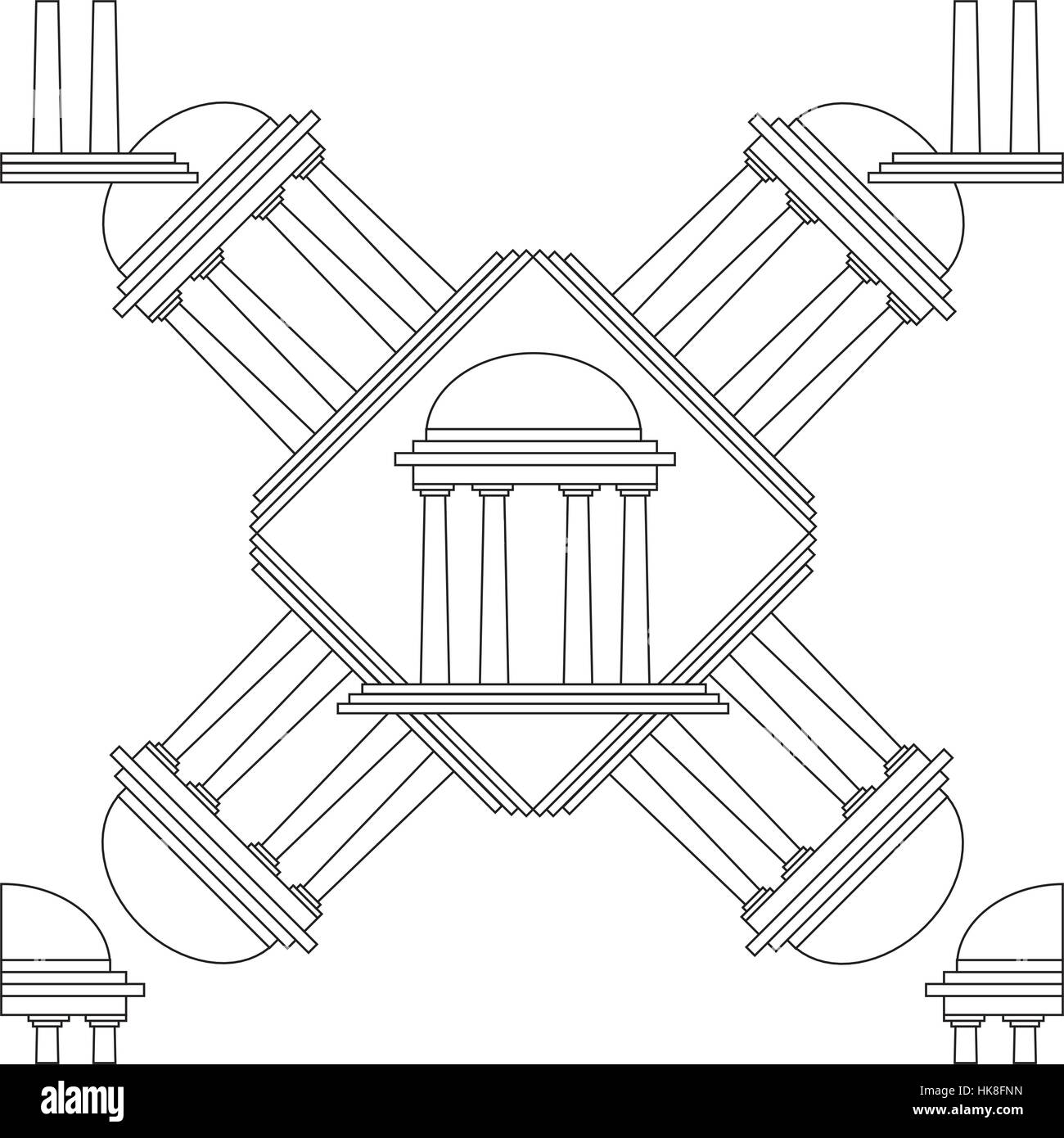 vector rotunda illustration Stock Vector Image & Art - Alamy