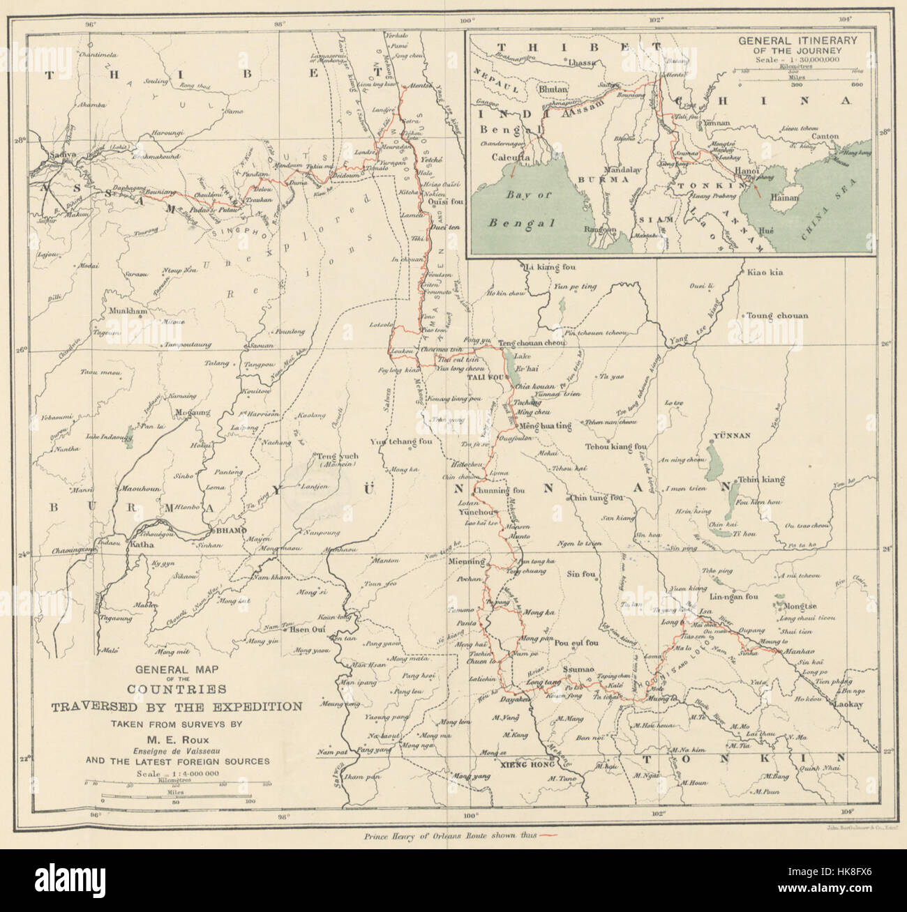 Colony india map hi-res stock photography and images - Alamy