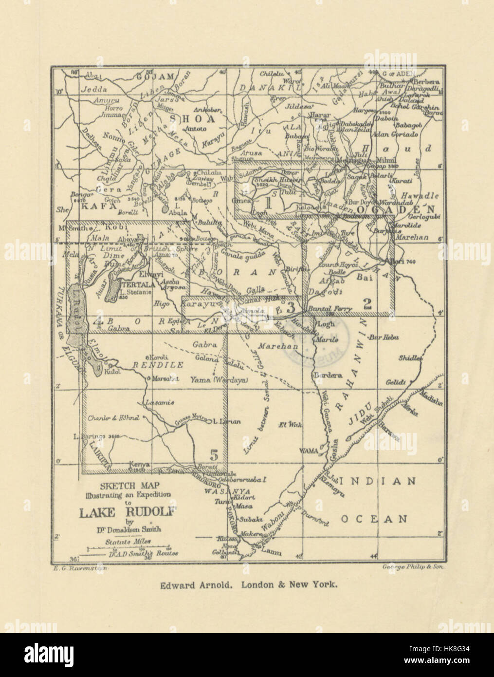 A page from 'Through Unknown African Countries,' detailing the first ...
