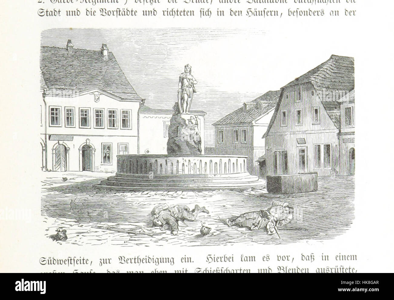 The photograph shows a page from 'Der deutsche Krieg von 1866,' a ...