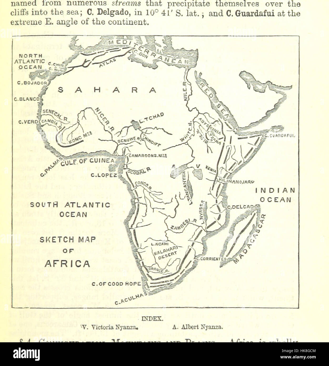 Image from 'The Student's Manual of Modern Geography' showcasing a ...