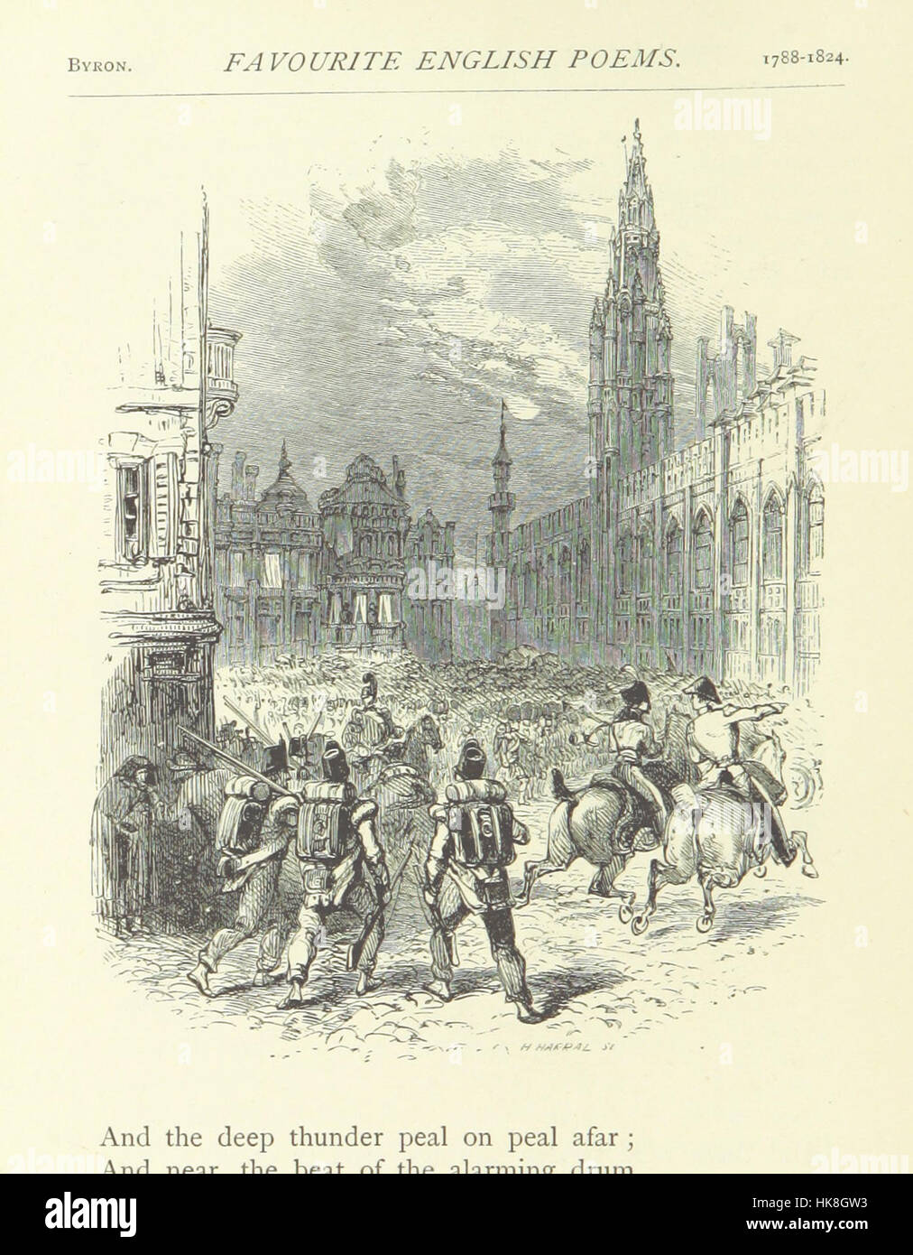 A page from 'Favourite English Poems and Poets,' illustrating English ...