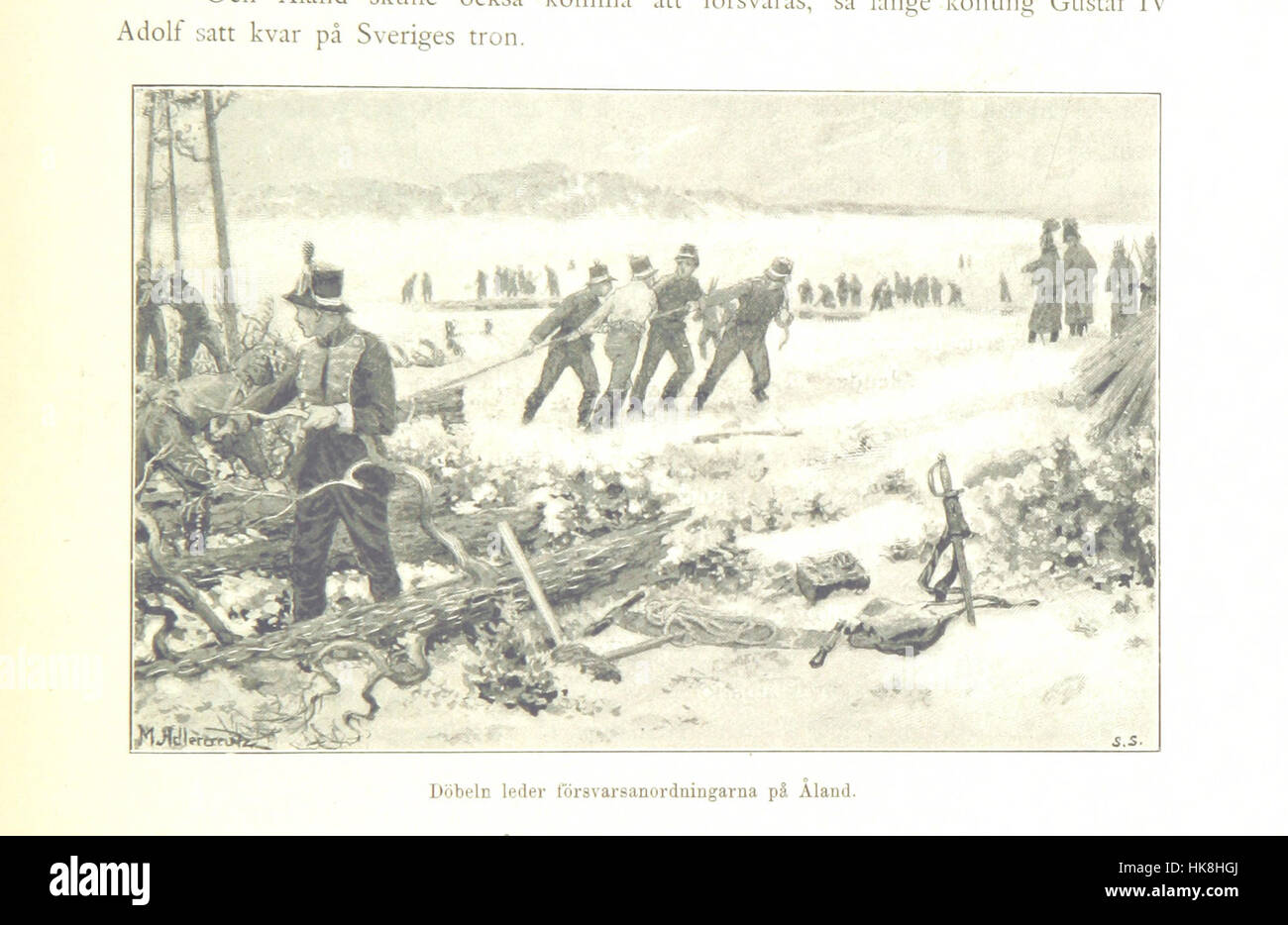 Photograph from 'Finska Kriget 1808-1809,' illustrating the Finnish War ...