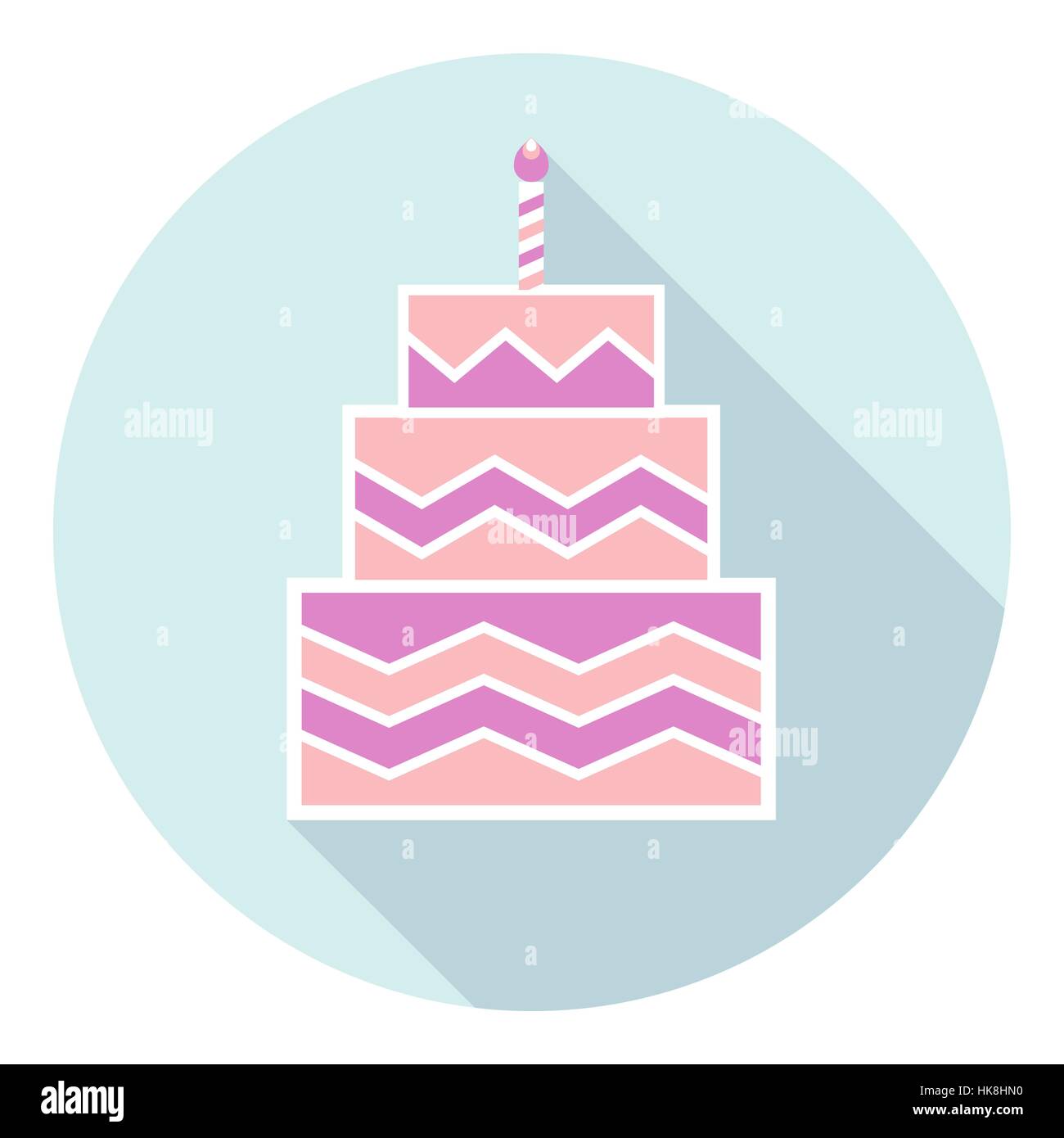 Icon chocolate long shadow Cut Out Stock Images & Pictures - Alamy