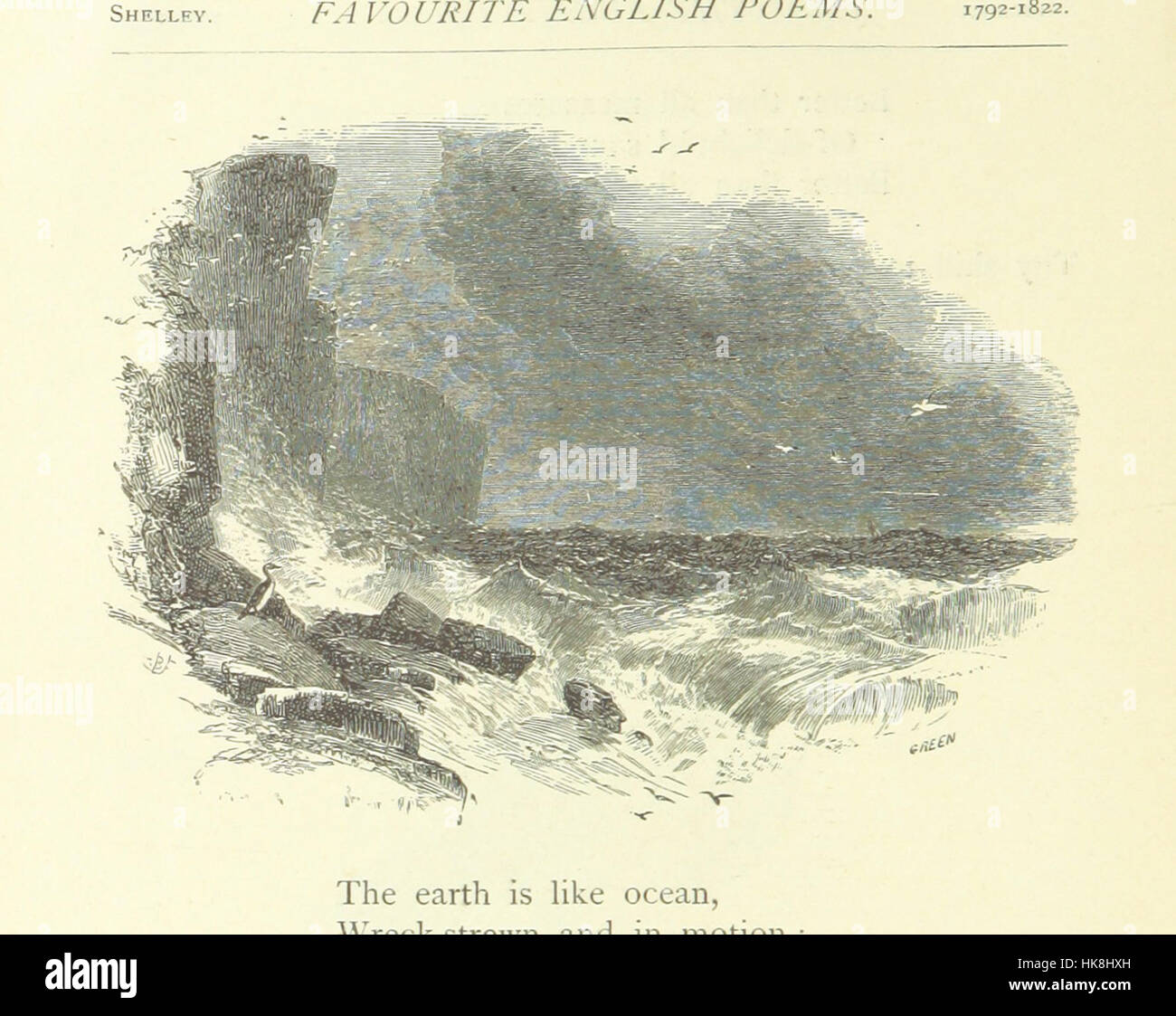 Image from 'Favourite English Poems and Poets,' an illustrated ...
