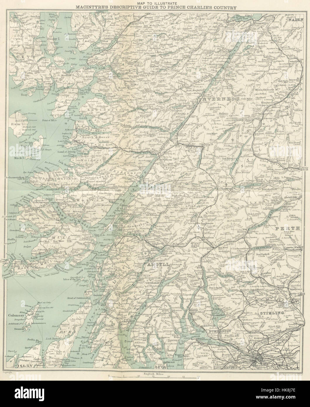 Map of ben nevis hi-res stock photography and images - Alamy