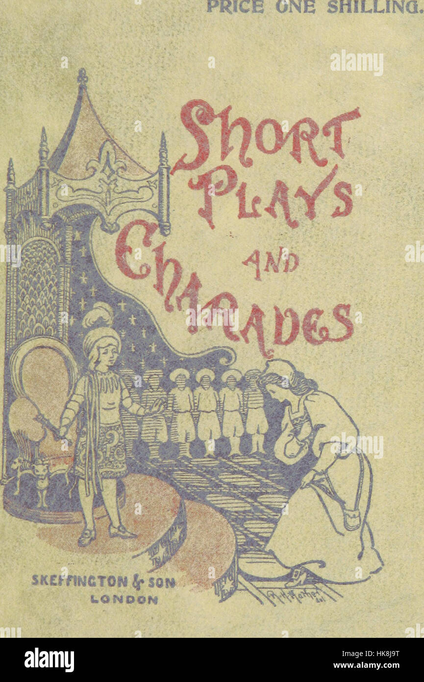 An illustration from 'Short Plays and Charades for drawing room and ...