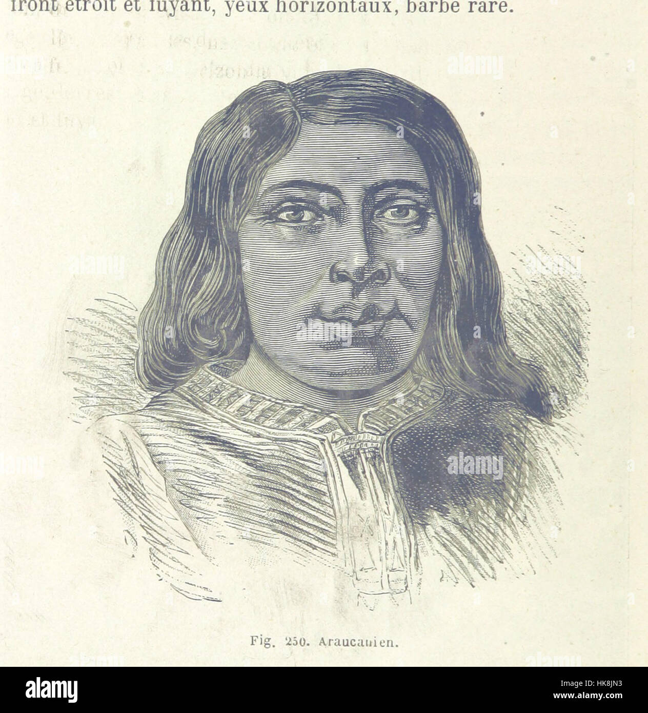 The image is from 'Les Races Humaines', a work on human races featuring ...