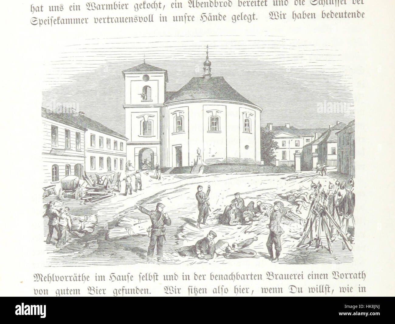 Image from page 502 of 'Der deutsche Krieg von 1866,' depicting scenes ...