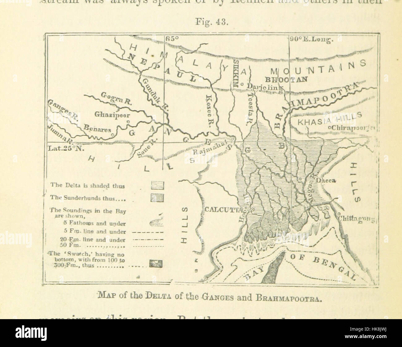 An illustration from 'Principles of Geology', explaining key concepts ...