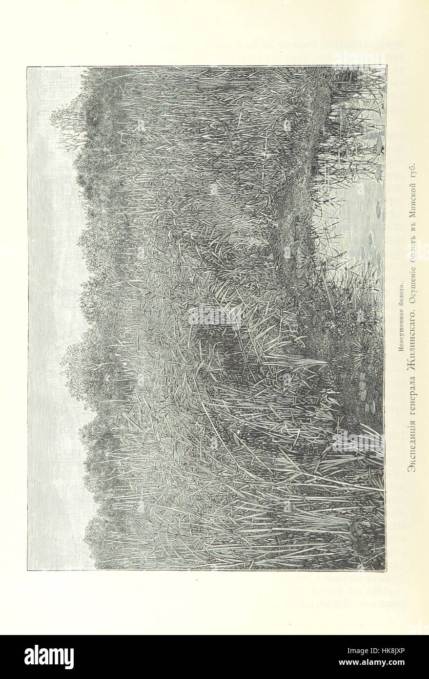 An illustration from a work written in an unknown language, which ...