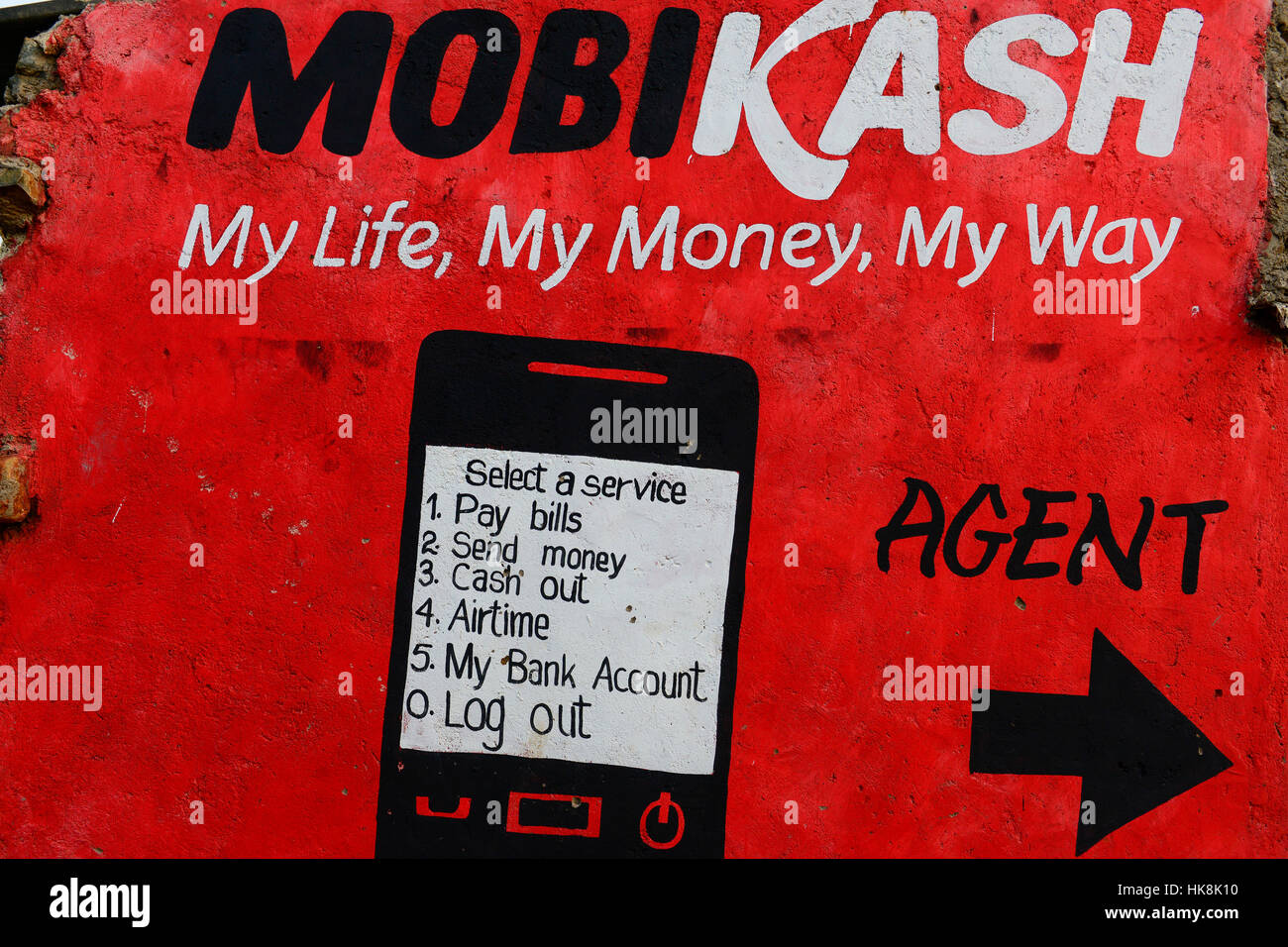 Mobile money agent africa hi-res stock photography and images - Alamy