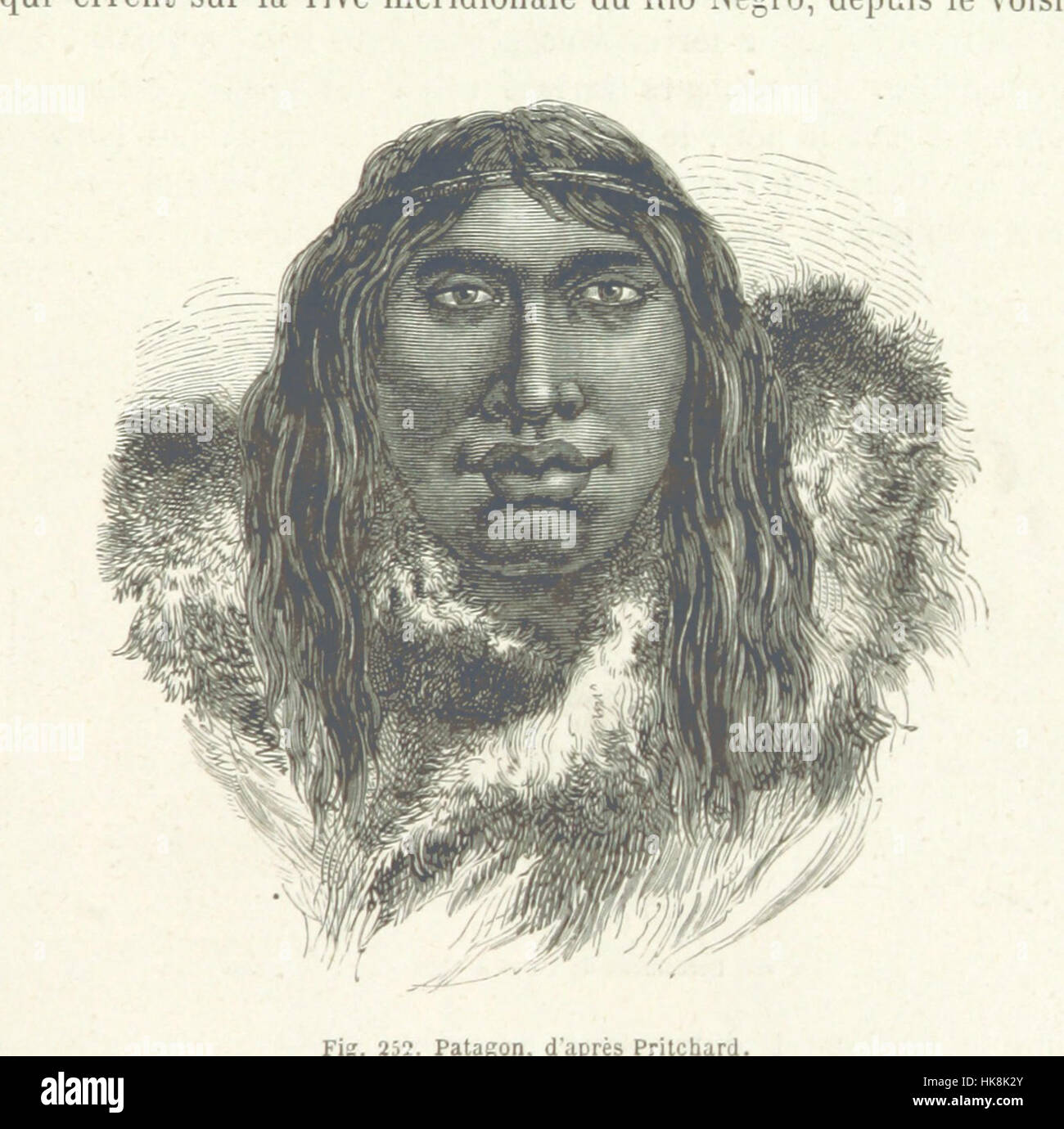 Image from 'Les Races Humaines,' an illustrated work featuring 334 wood ...