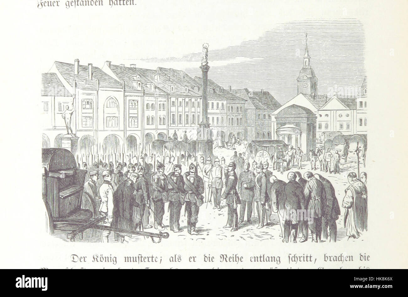 An image from 'Der deutsche Krieg von 1866,' documenting the events and ...