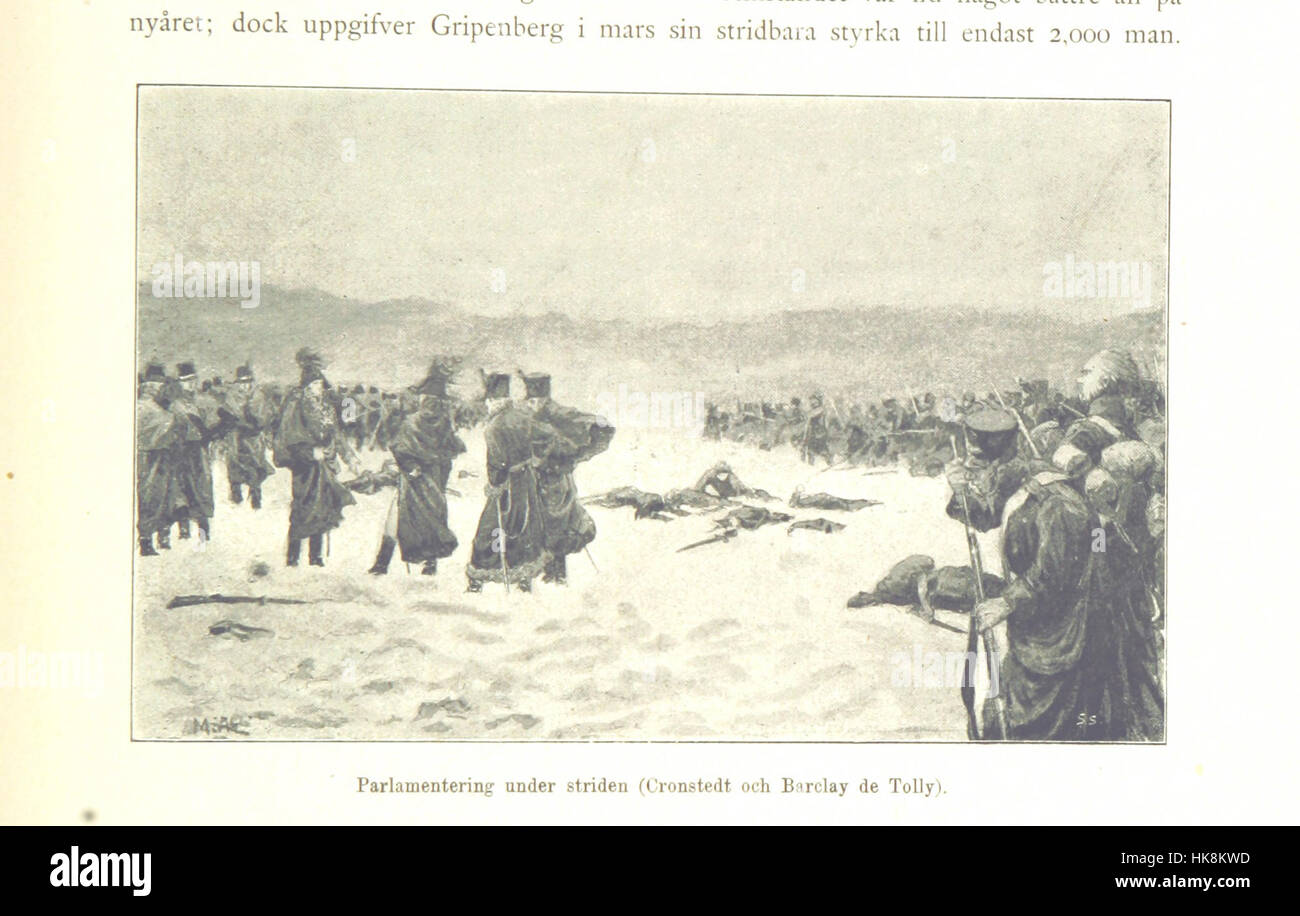 A page from 'Finska Kriget 1808-1809', a book about the Finnish War of ...