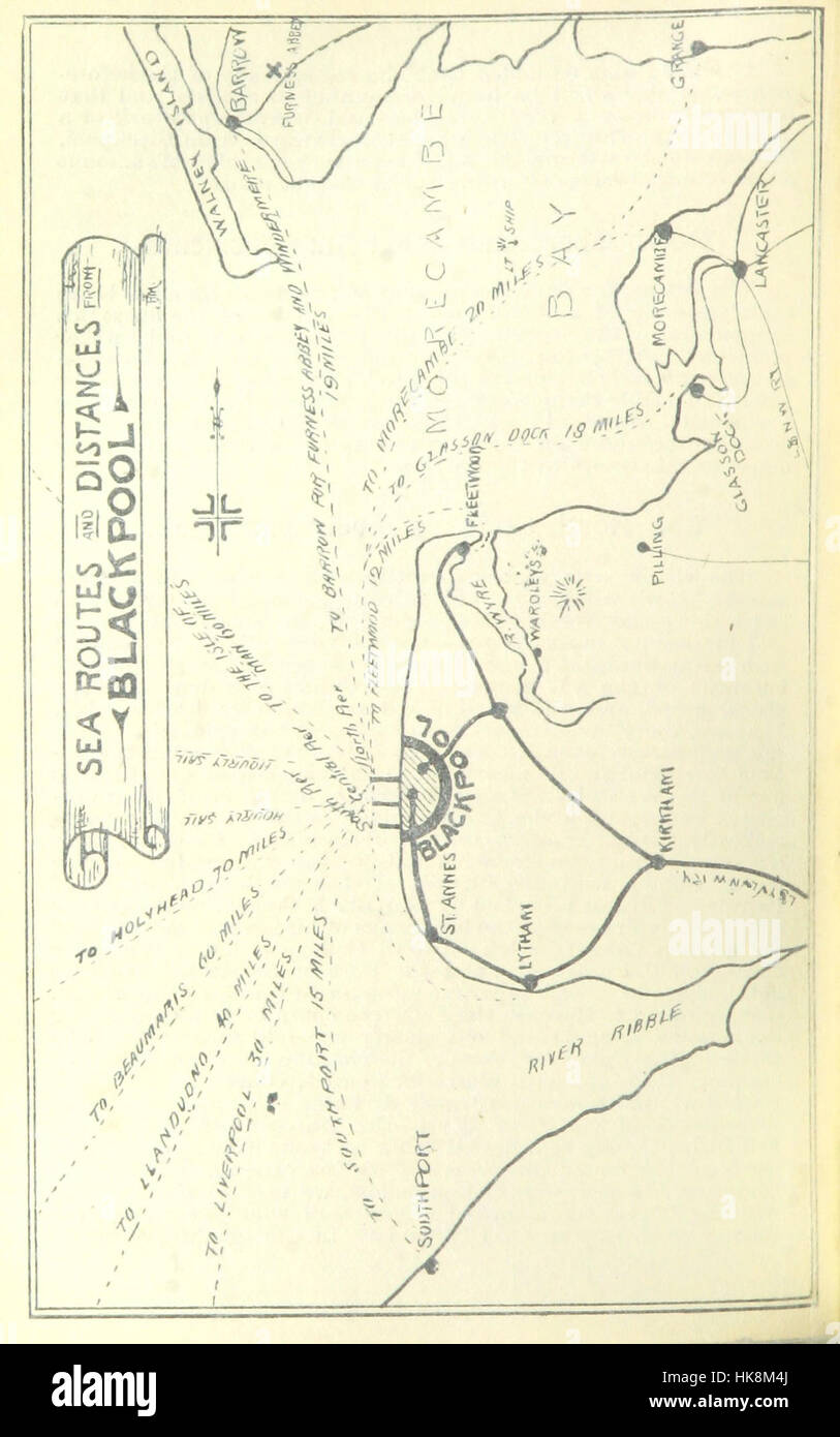 Blackpool map hi-res stock photography and images - Alamy