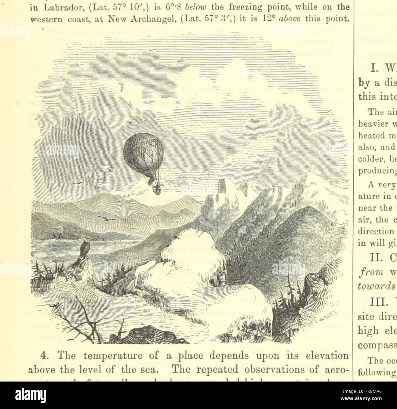 Image from 'A System of Physical Geography,' showing physical geography ...
