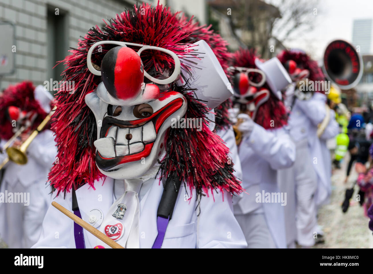 The great procession at Basler Fasnacht is one of the most spectacular ...