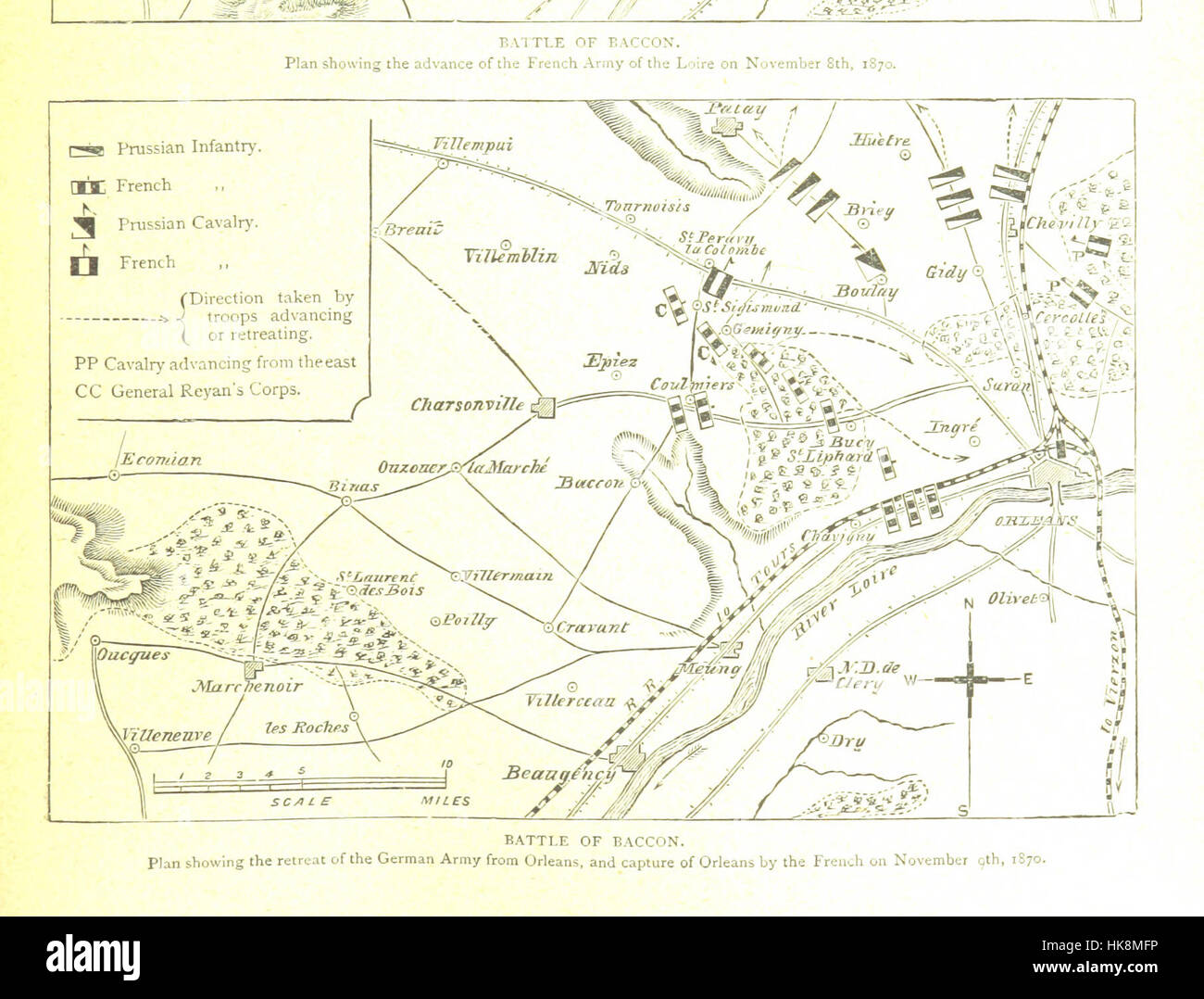 Franco prussian war map hi-res stock photography and images - Alamy